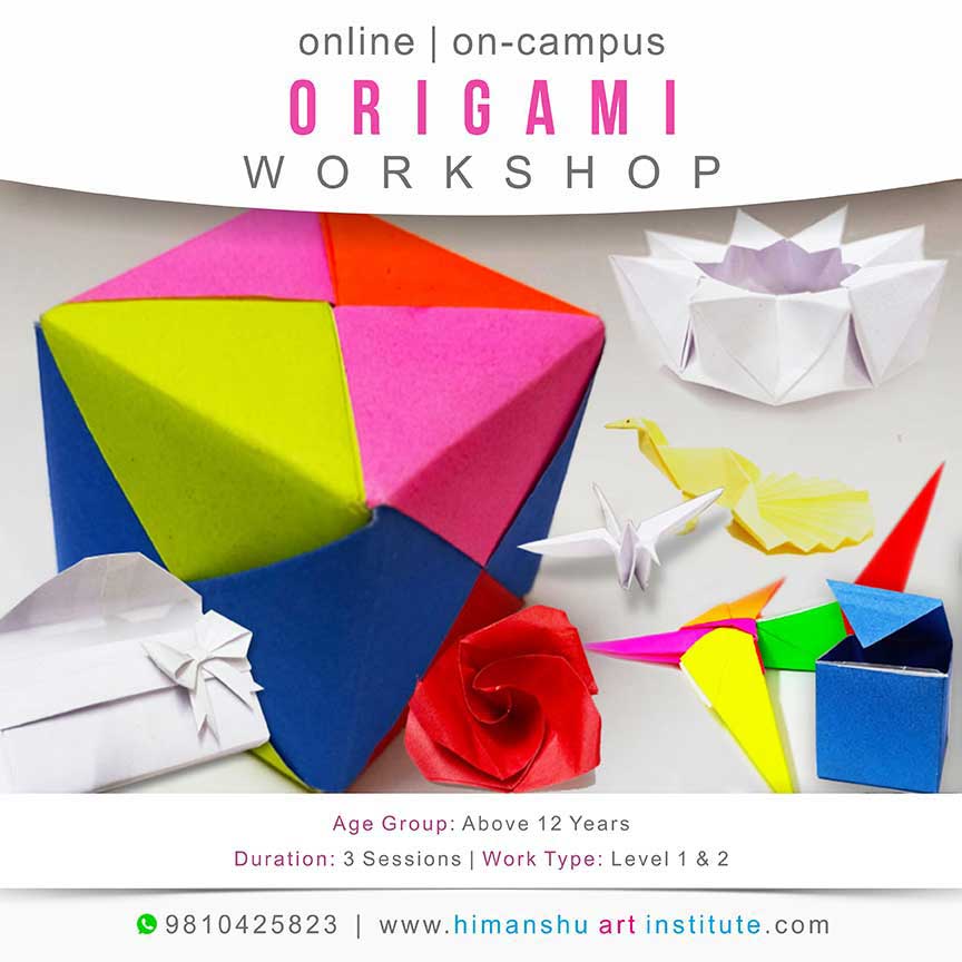 Join Online or Offline Origami Workshop for Young and Adults