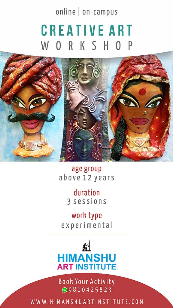 Join Online or Offline Creative Art Workshop for Young and Adults