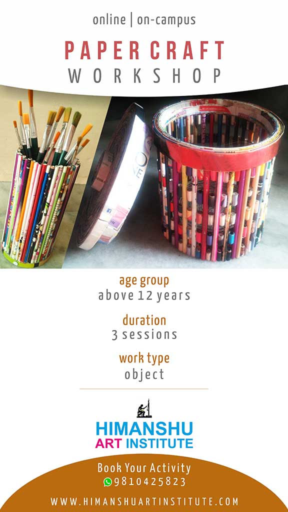 Join Online or Offline Paper Craft Workshop for Young and Adults