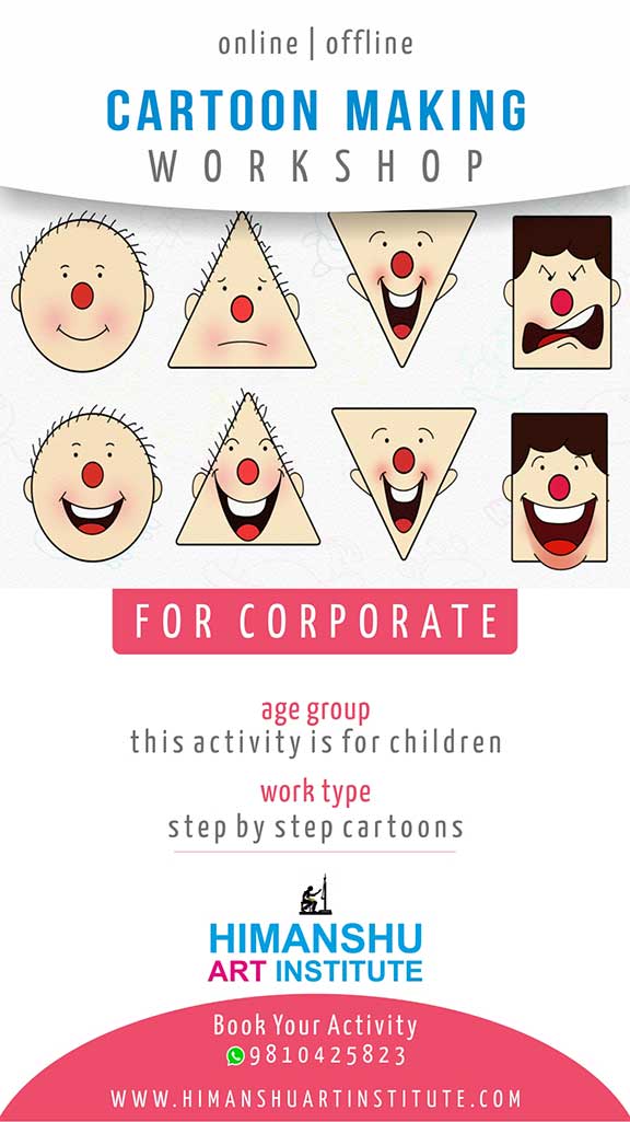 Cartoons Making Workshop for Corporate | Special Cartoons Making ...