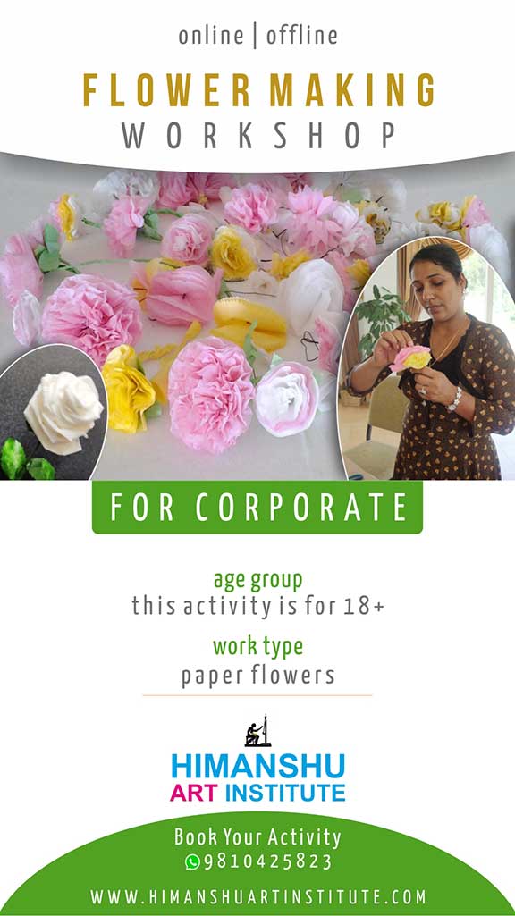 Flower Making Workshop for Corporate | Special Flower Making Workshop ...