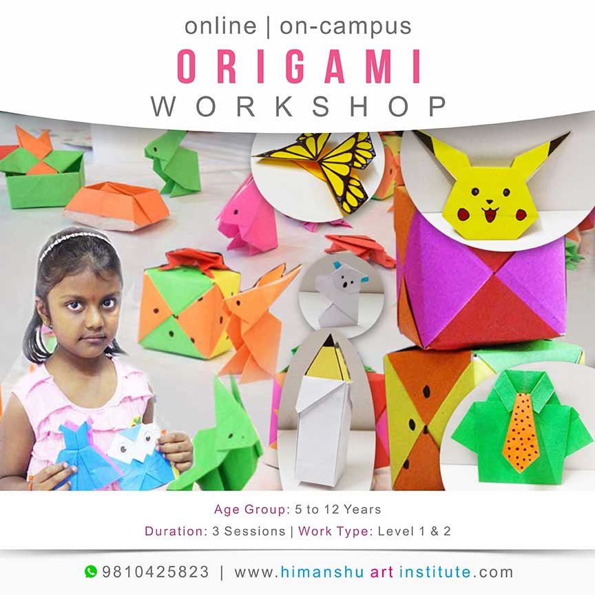 Join Online or Offline Origami Workshop for Kids | Painting Classes for ...