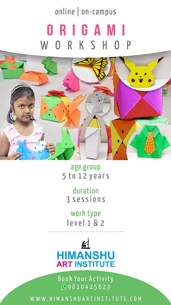 Join Online or Offline Origami Workshop for Kids | Painting Classes for ...