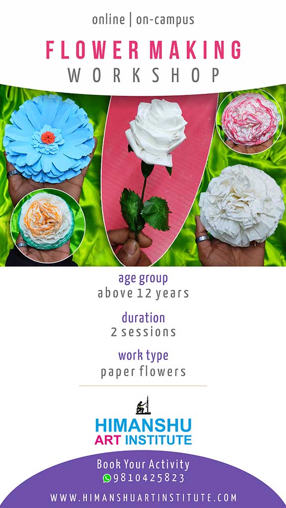 Join Online or Offline Flower Making Workshop for Senior Citizens ...